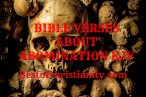 Bible Verses About Abomination KJV