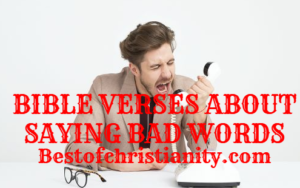 Bible Verses About Saying Bad Words