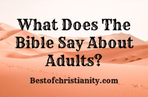 What Does The Bible Say About Adults?